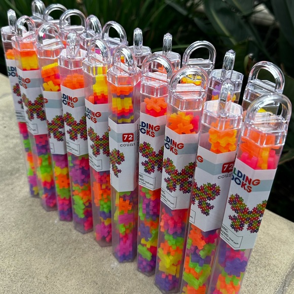 Target | Toys | 2 X Target Building Blocks Neon Glitter Colors Puzzle ...